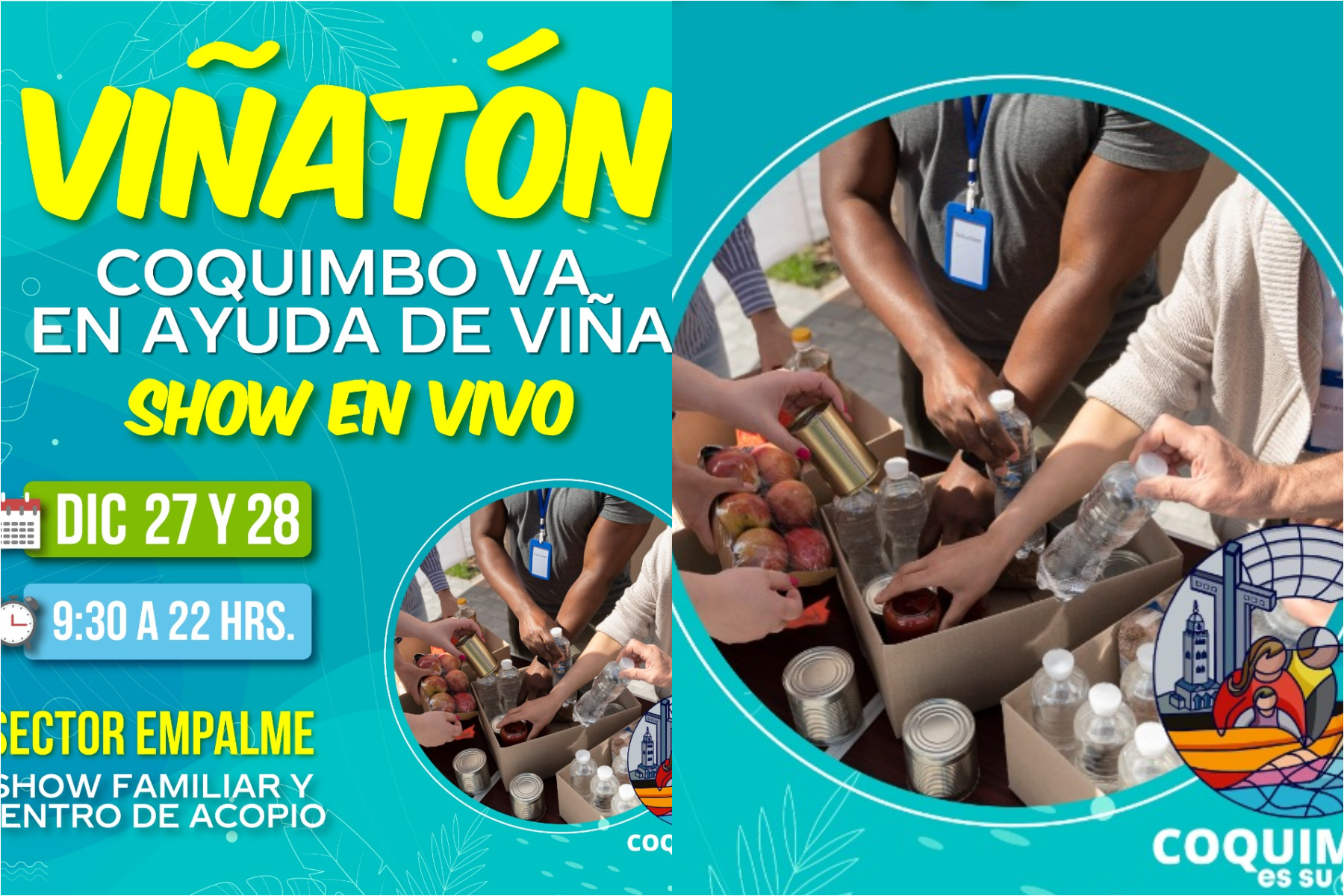 Viñatón en Coquimbo: Donde colaborar y qué se necesita